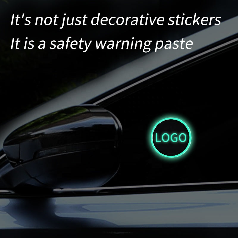 Luminous Car Logo Stickers (4 PCs) – La3yunak