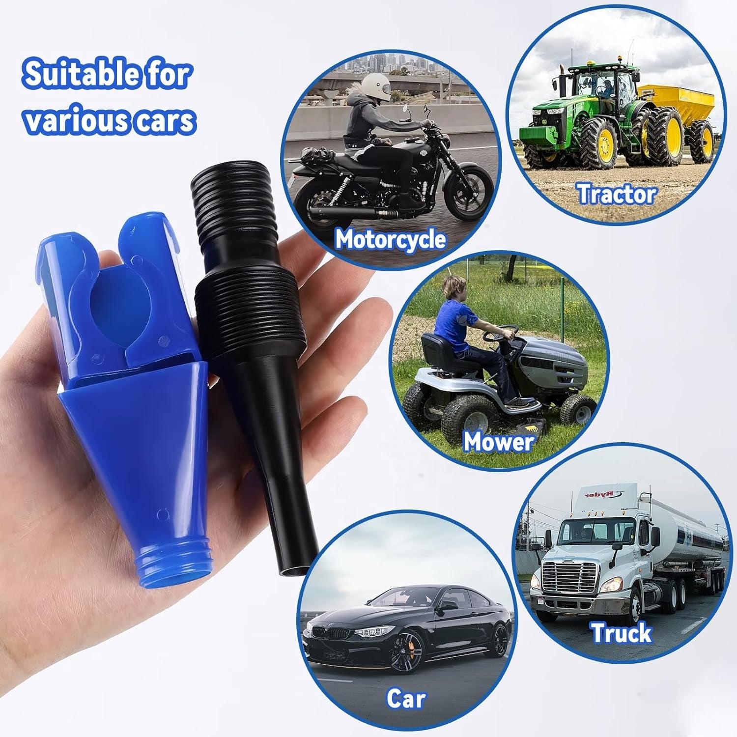 Multi-Functional Oil Funnel with Detachable Spout – La3yunak